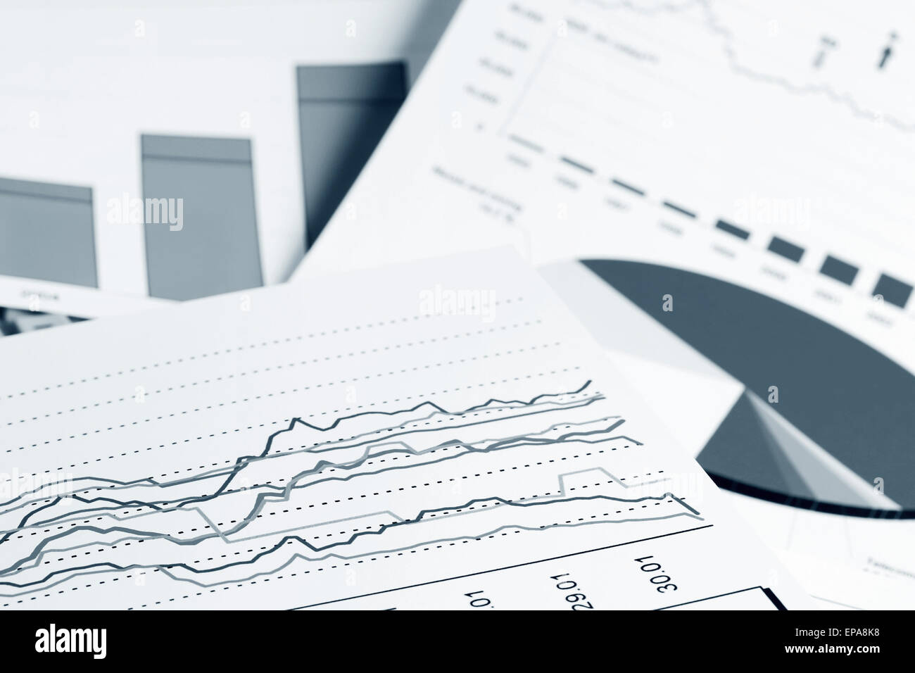 Financial graphs and charts analysis Stock Photo - Alamy