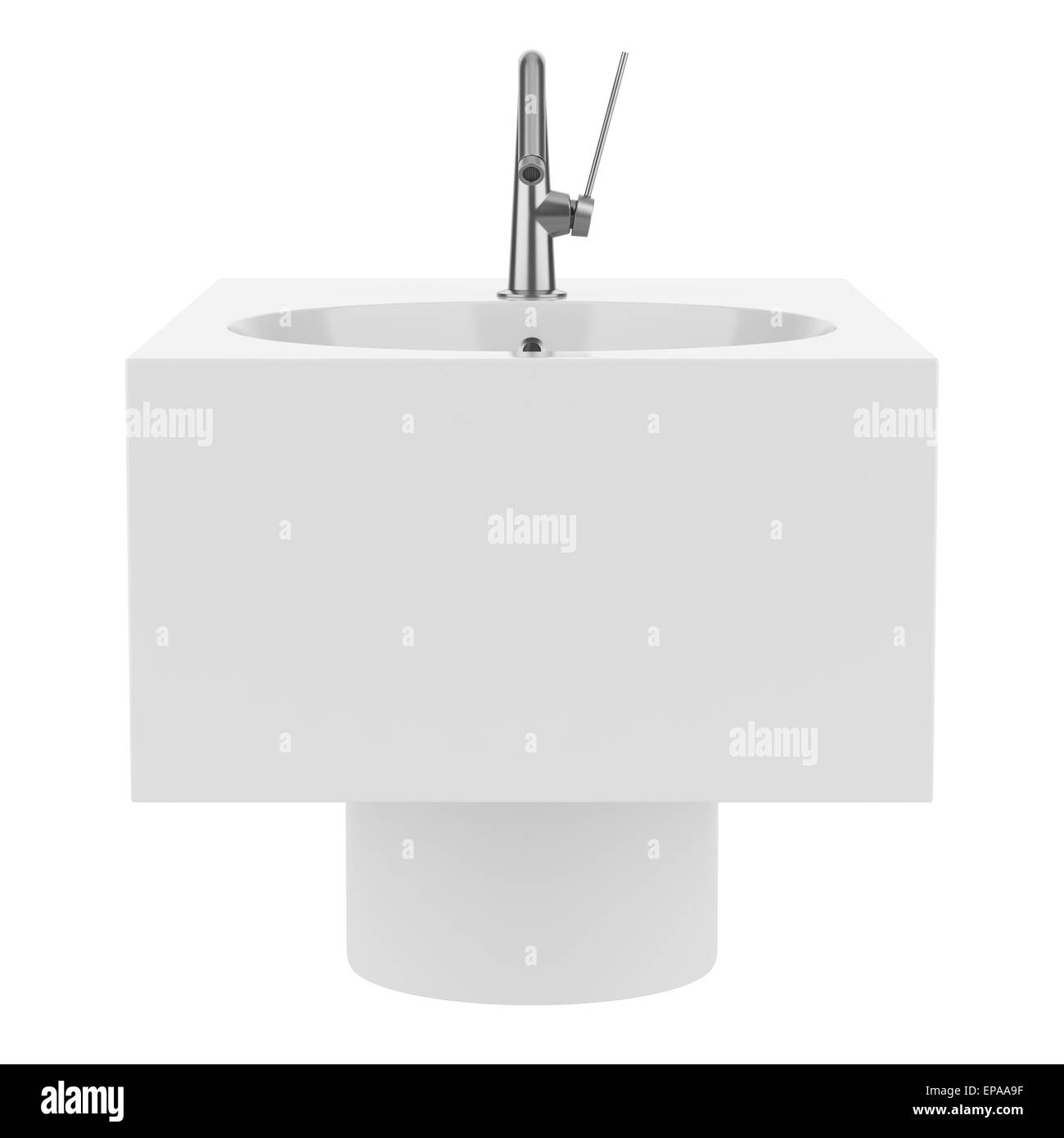 ceramic bidet isolated on white background Stock Photo - Alamy