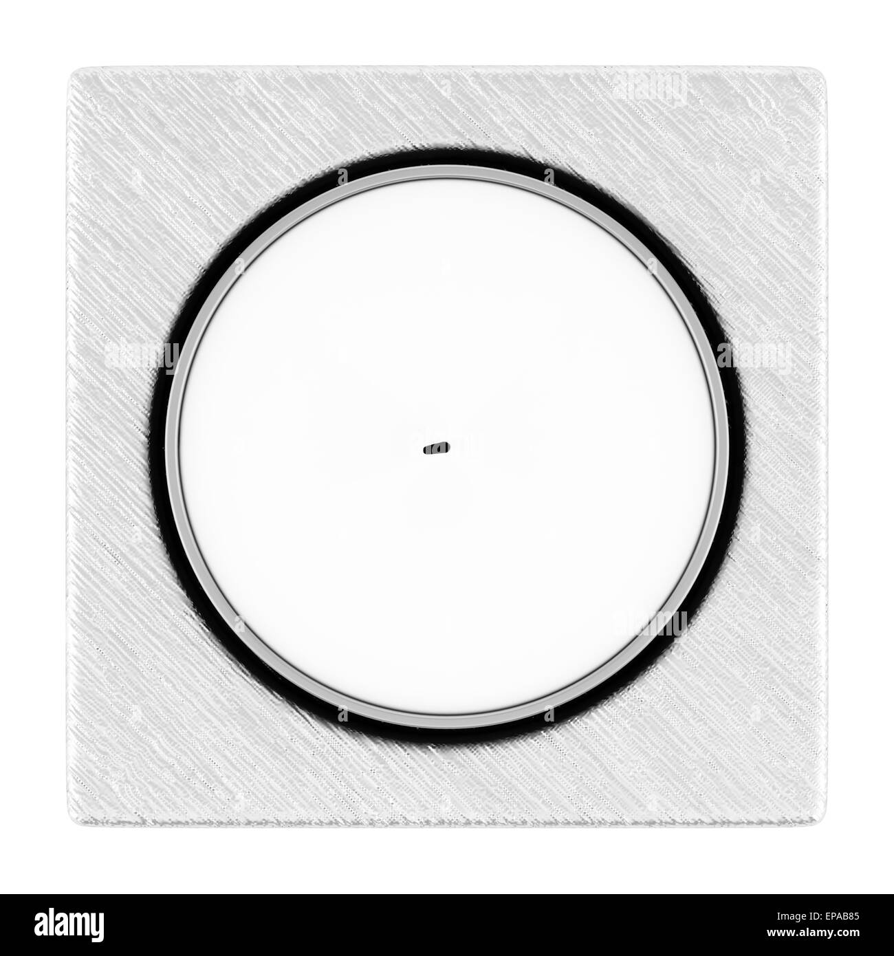 top view of metallic candlestick with candle Stock Photo - Alamy