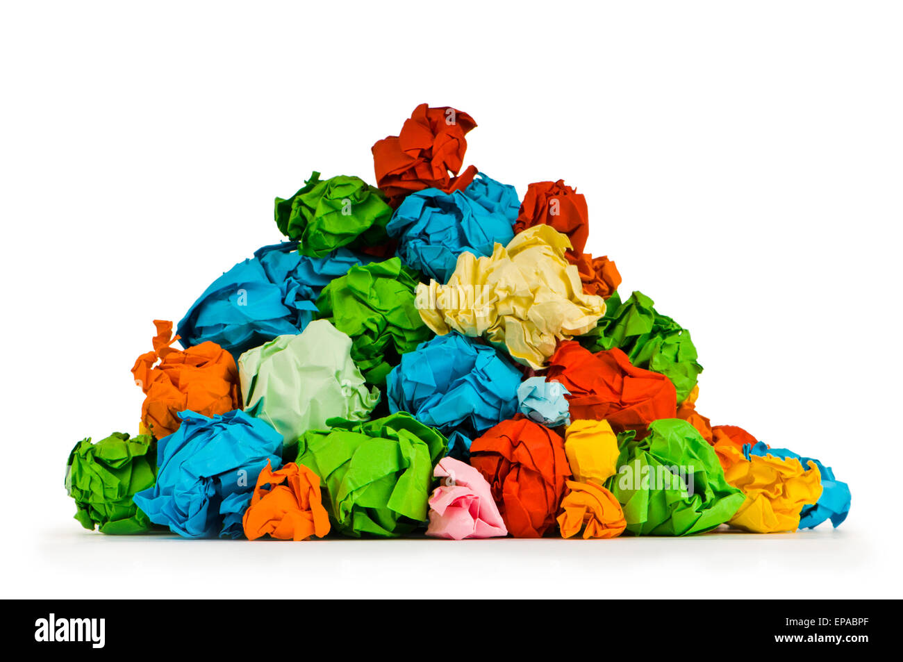 Concept of recycling with lots of paper Stock Photo - Alamy