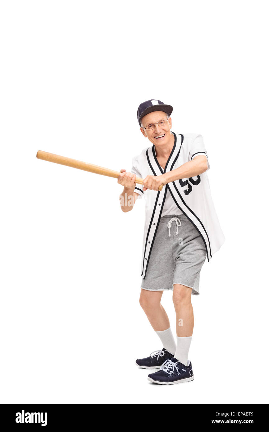 Old man in baseball cap hi-res stock photography and images - Alamy