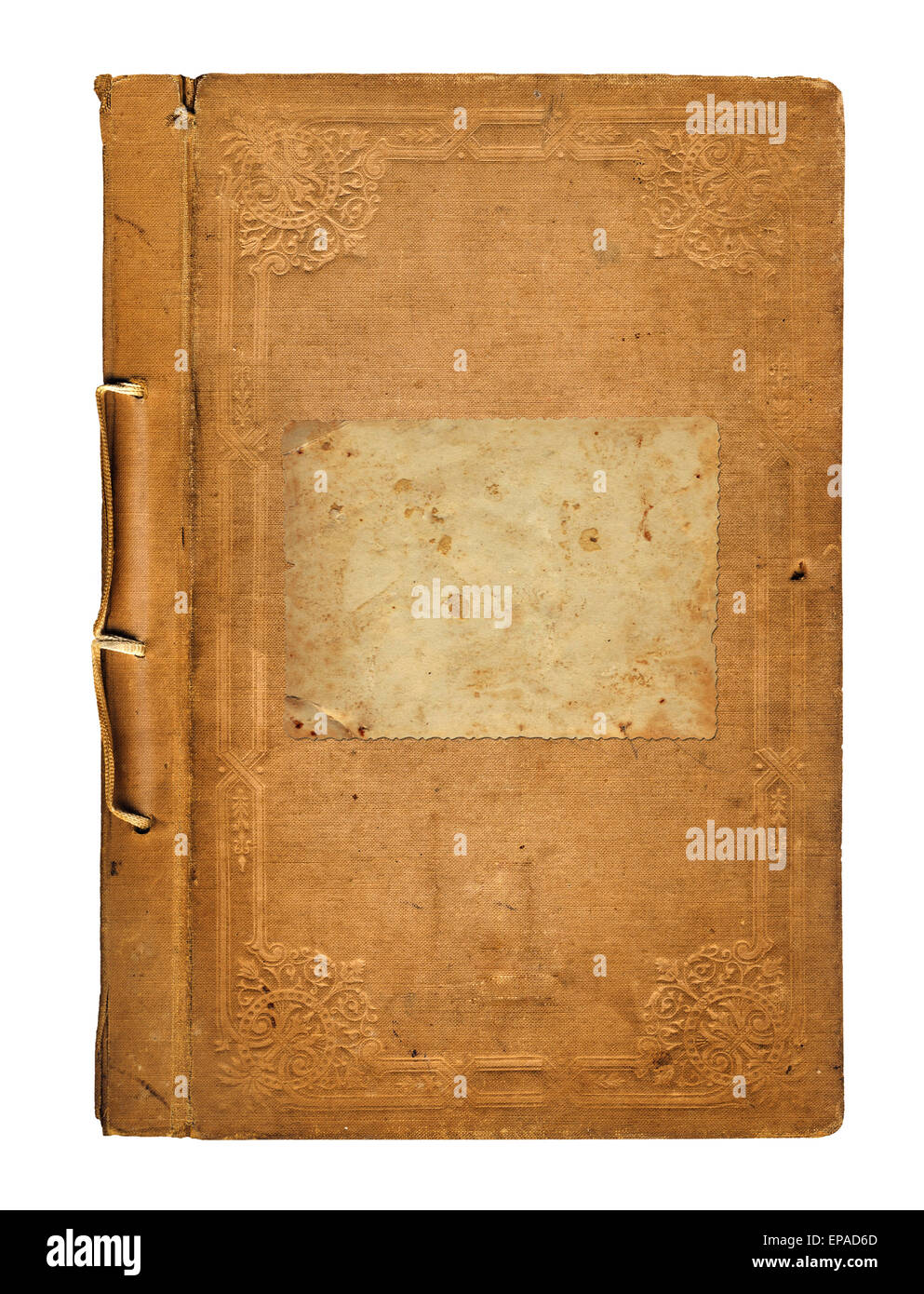 Old worn book cover ornamental hi-res stock photography and images - Alamy