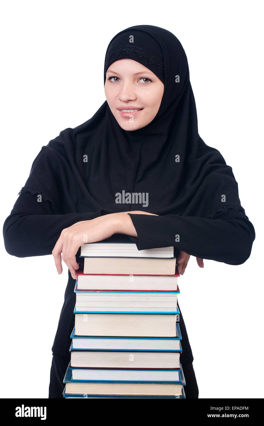 Beautiful arabian university student books hi-res stock photography and ...