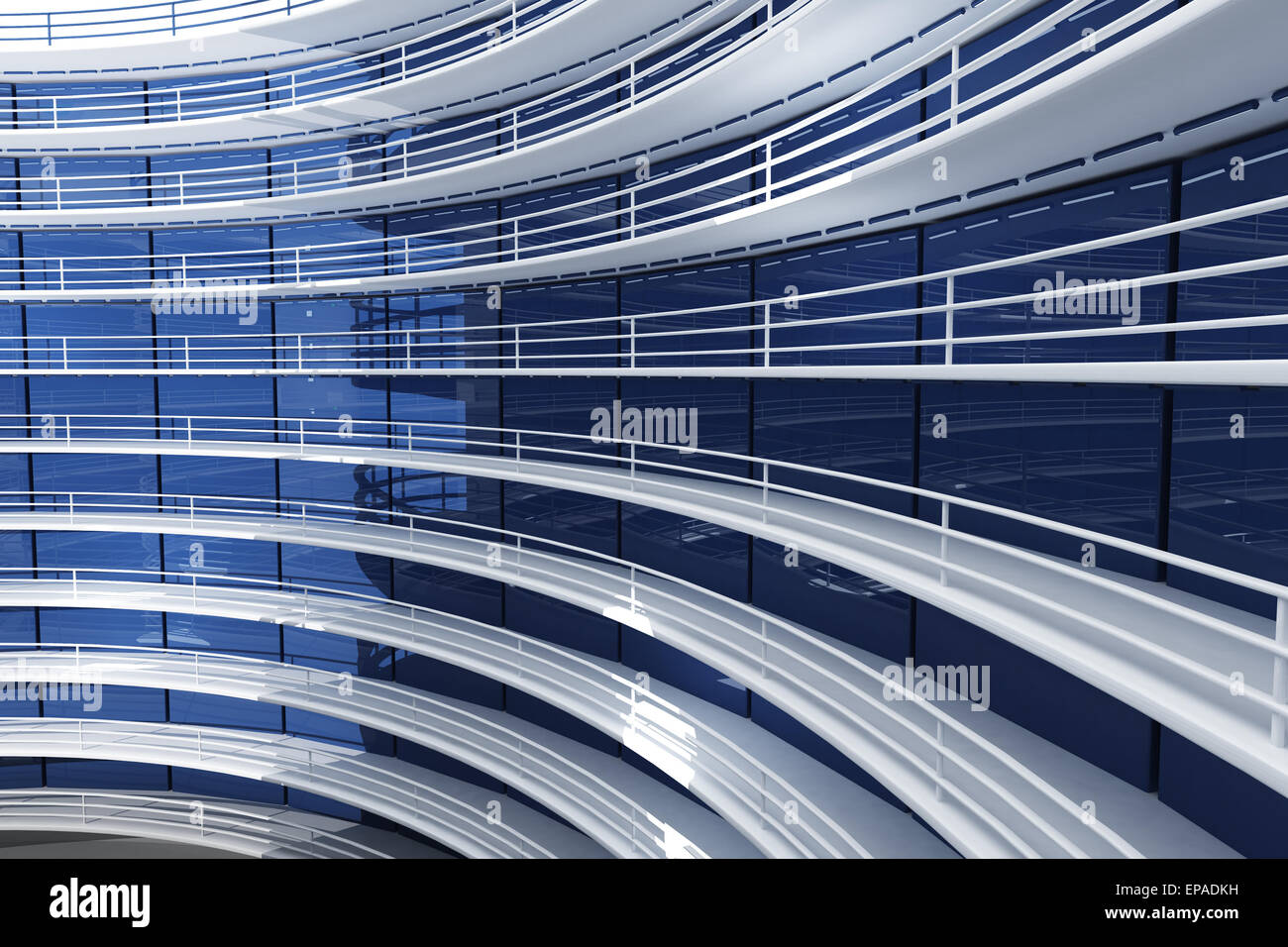 Ultra Modern Data Center Interior 3D Illustration Stock Photo - Alamy