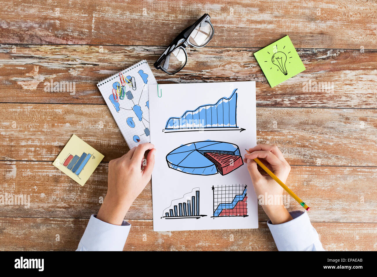 Graphs Charts Drawing High Resolution Stock Photography and Images - Alamy