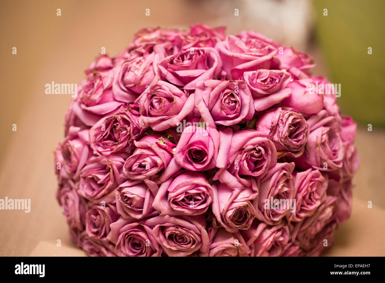 Nice bouquet of roses of celebration concept Stock Photo - Alamy