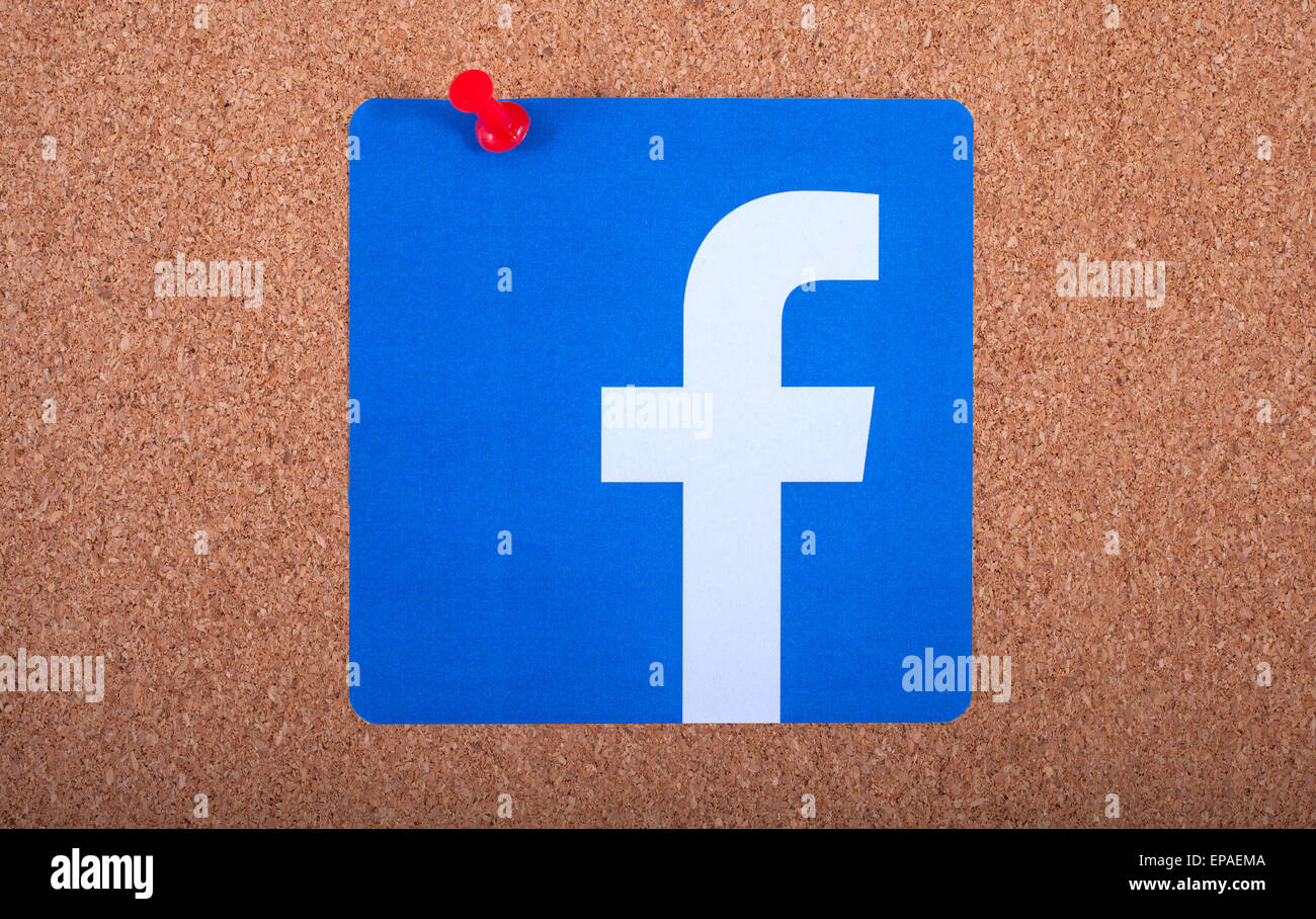 Facebook logo icon hi-res stock photography and images - Alamy