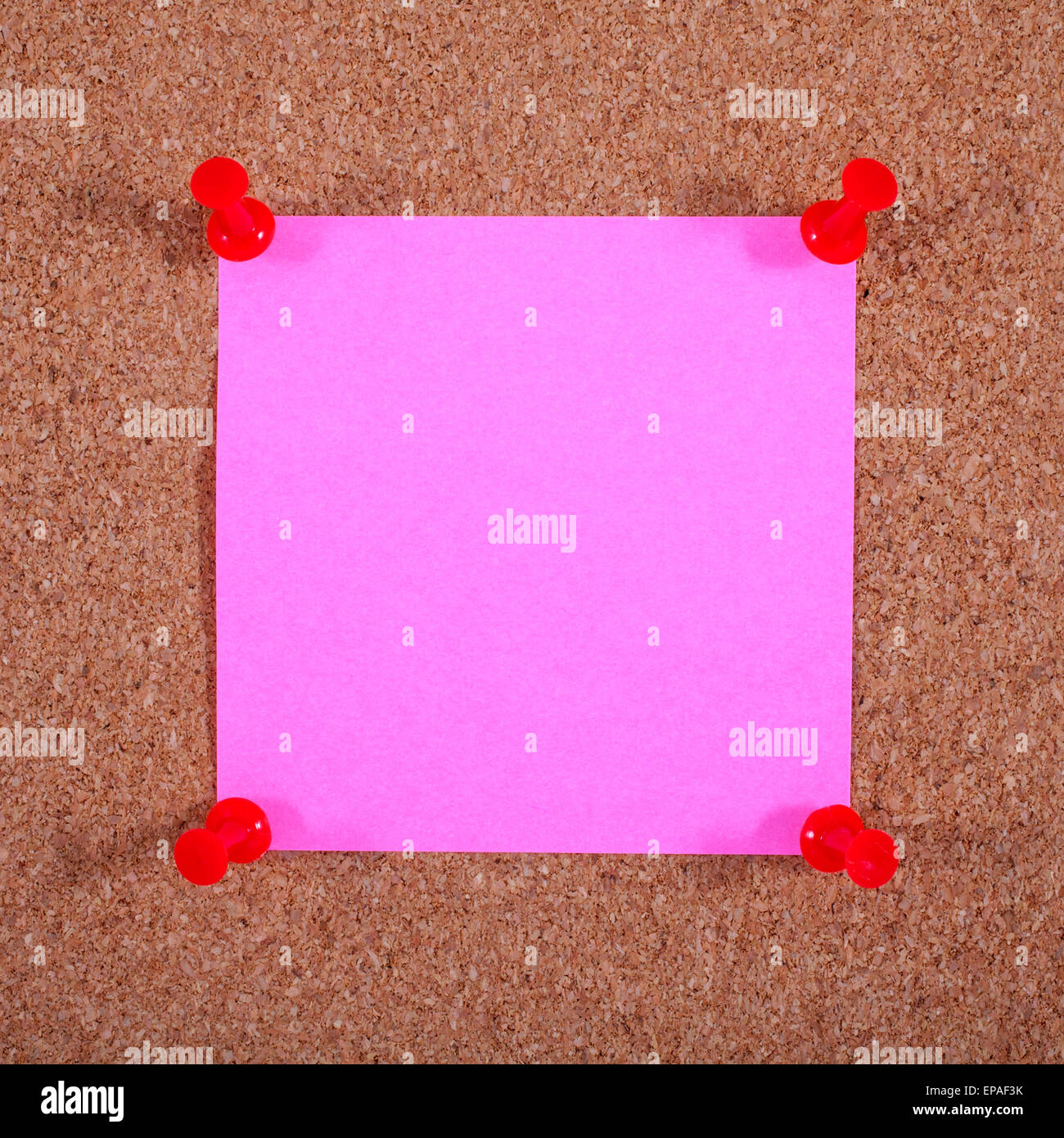 a-coloured-note-page-pinned-to-a-noticeboard-stock-photo-alamy