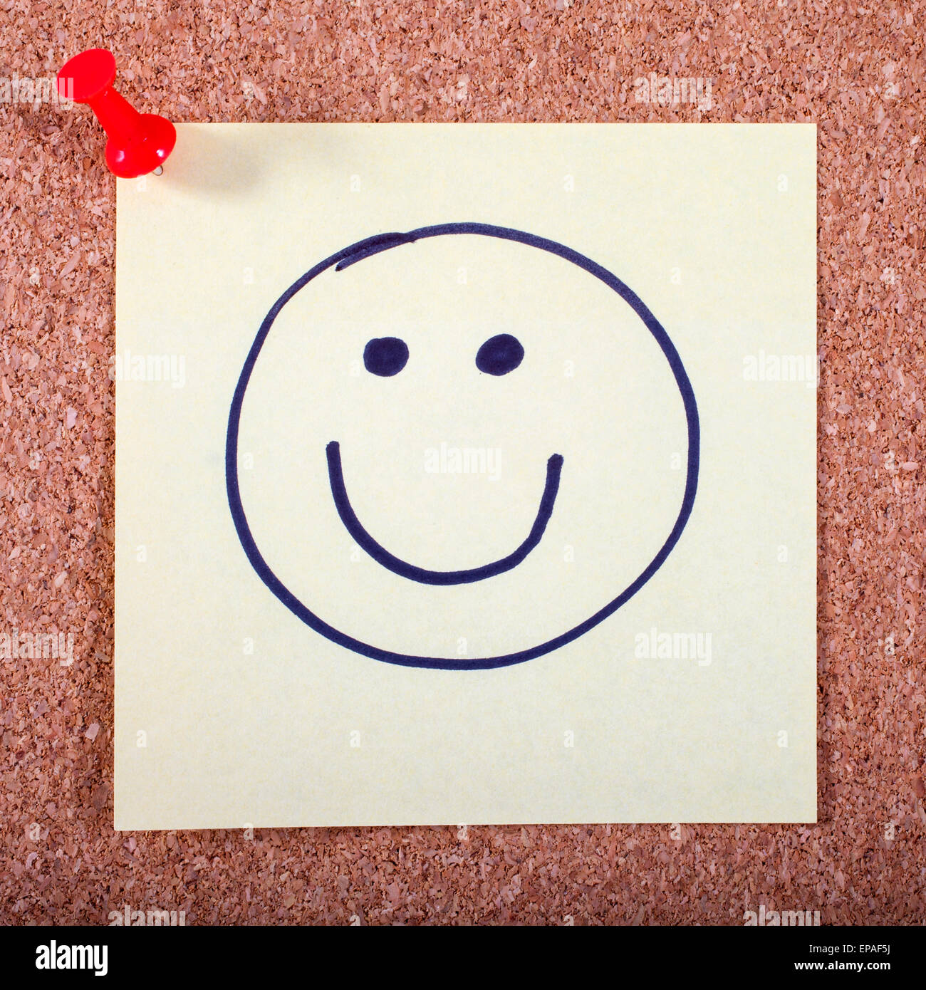 Happy face note hi-res stock photography and images - Alamy