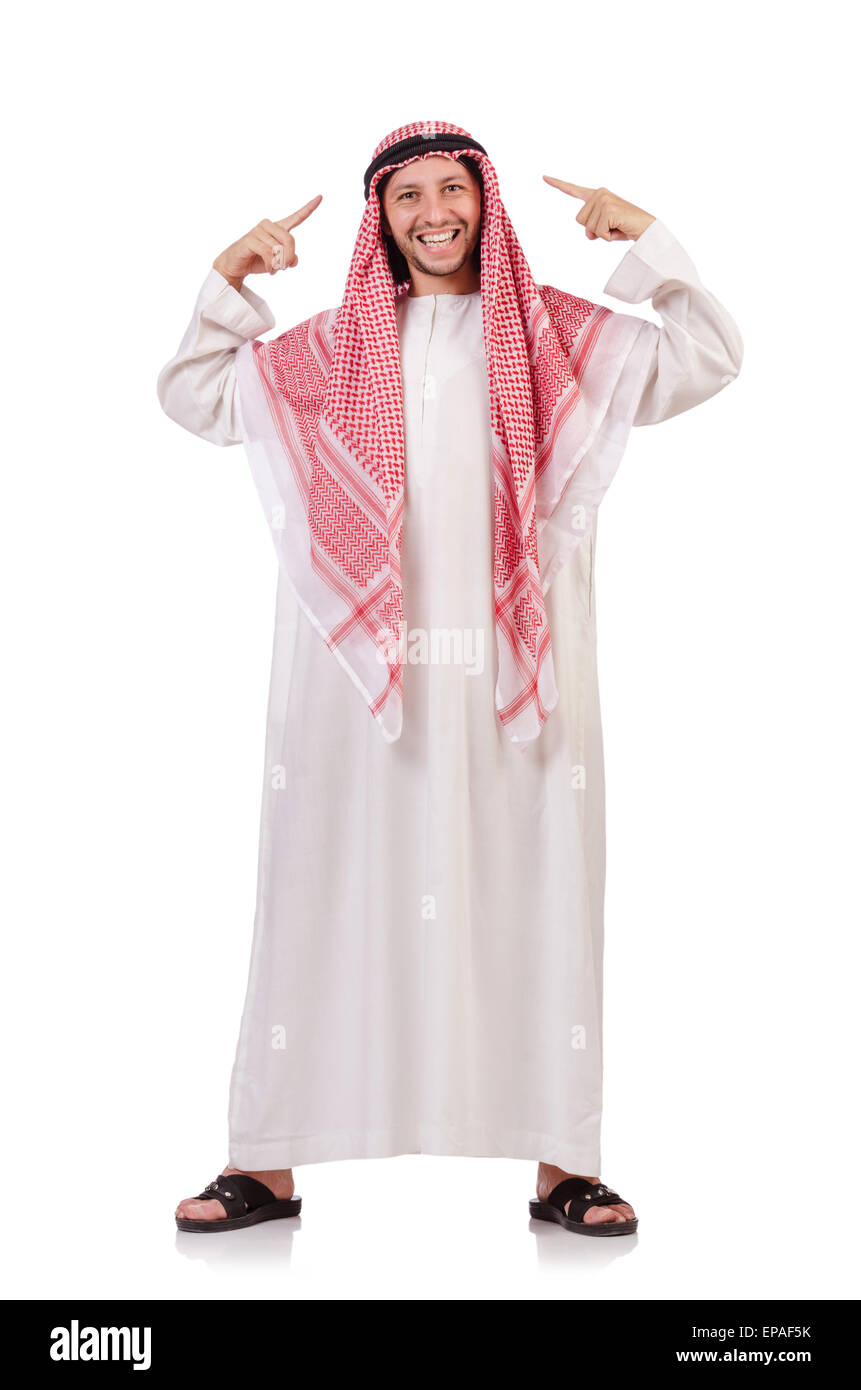 Traditional arab clothing isolated Cut Out Stock Images & Pictures - Alamy