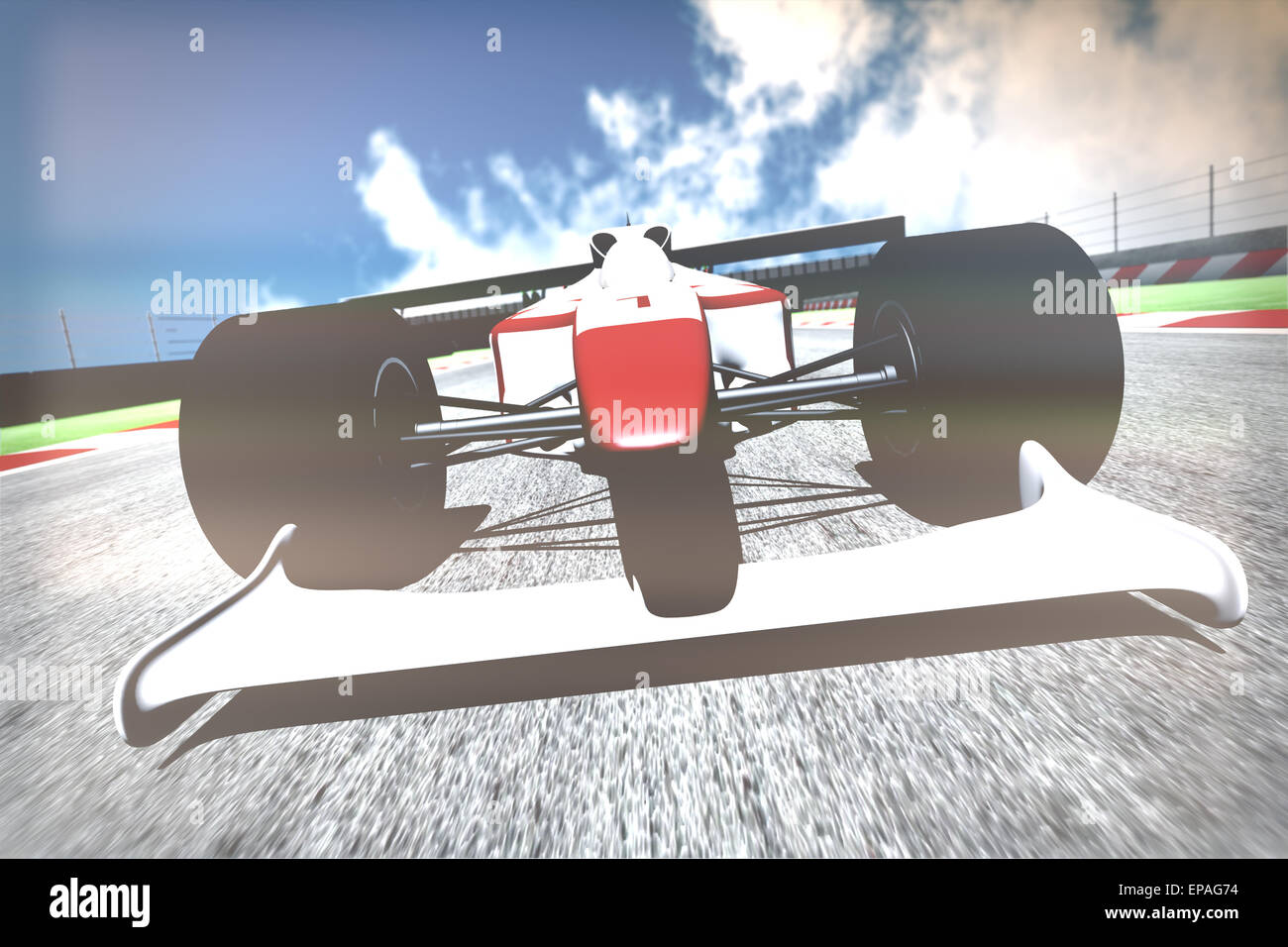3d render f1 racing car hi-res stock photography and images - Alamy