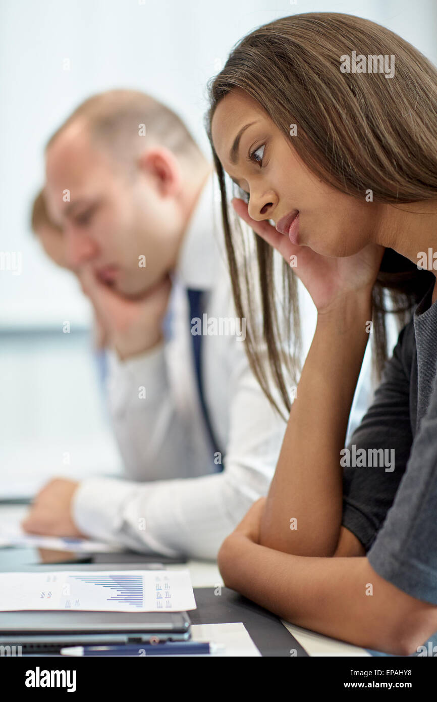 business people having problem in office Stock Photo - Alamy