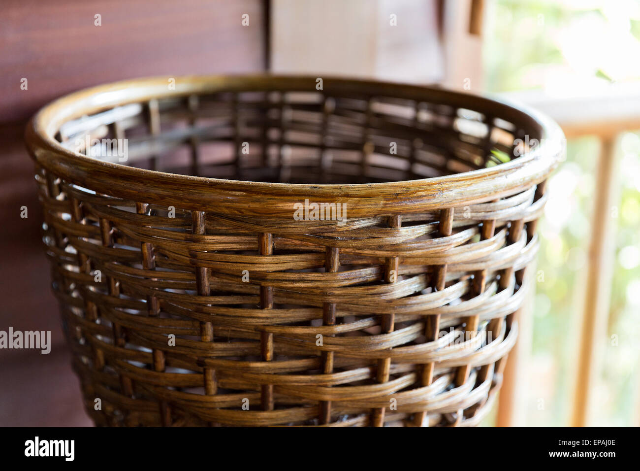 close up of wicker basket Stock Photo - Alamy