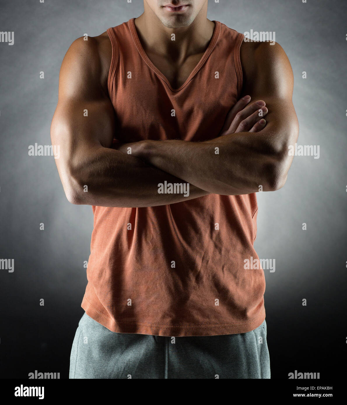 young male bodybuilder Stock Photo - Alamy