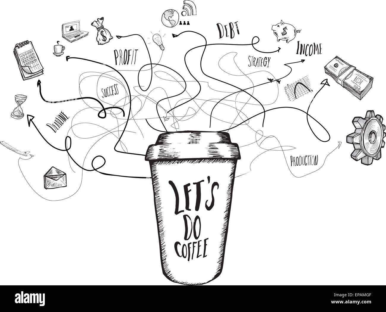 Networking concept illustration Stock Photo - Alamy