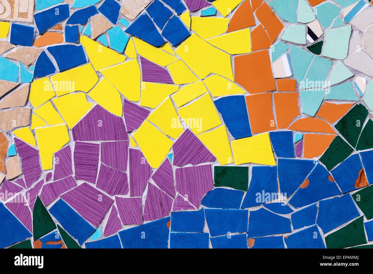 Ceramic glass colorful tiles mosaic composition pattern background ...