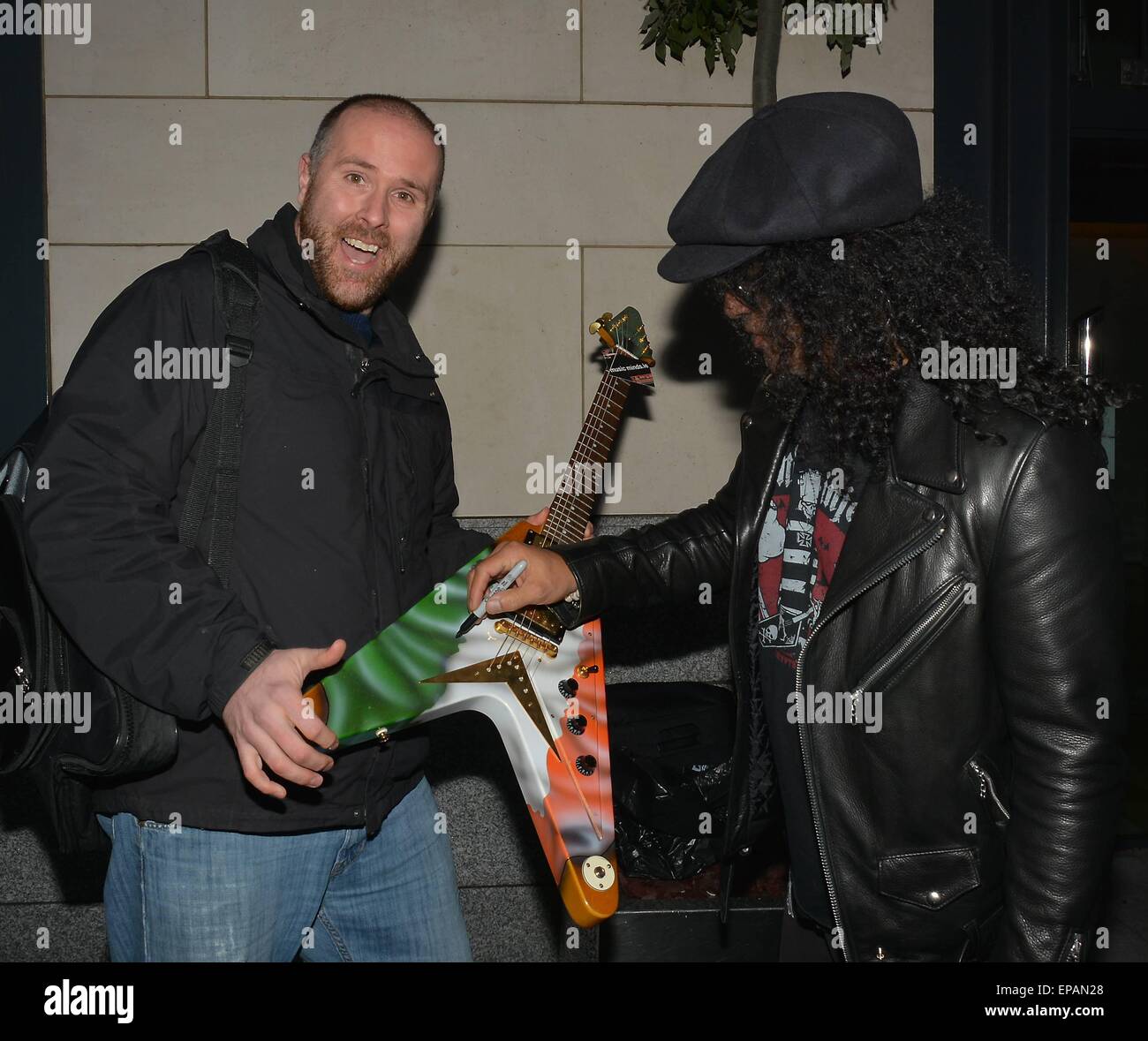 Slash featuring Myles Kennedy and The Conspirators meeting fans outside ...