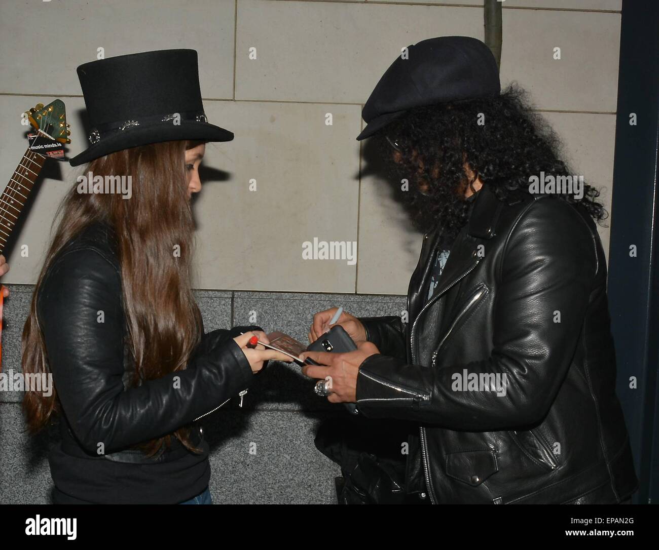 Slash featuring Myles Kennedy and The Conspirators meeting fans outside ...