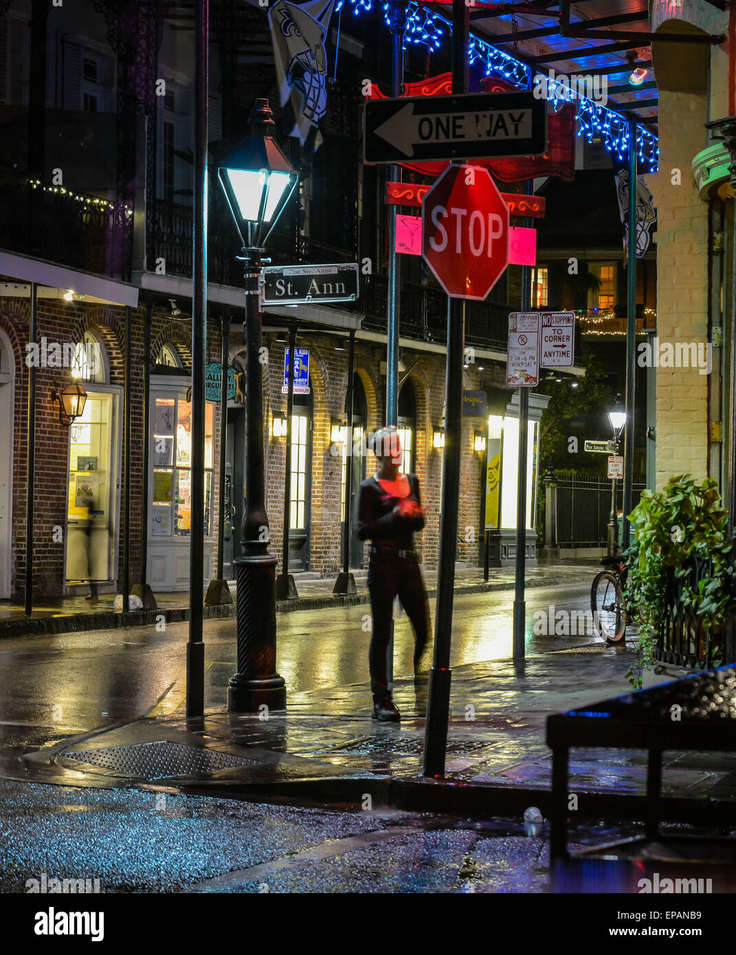 Street Corner At Night