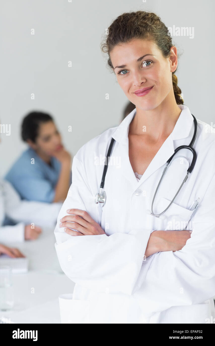 Portrait of confident doctor Stock Photo - Alamy