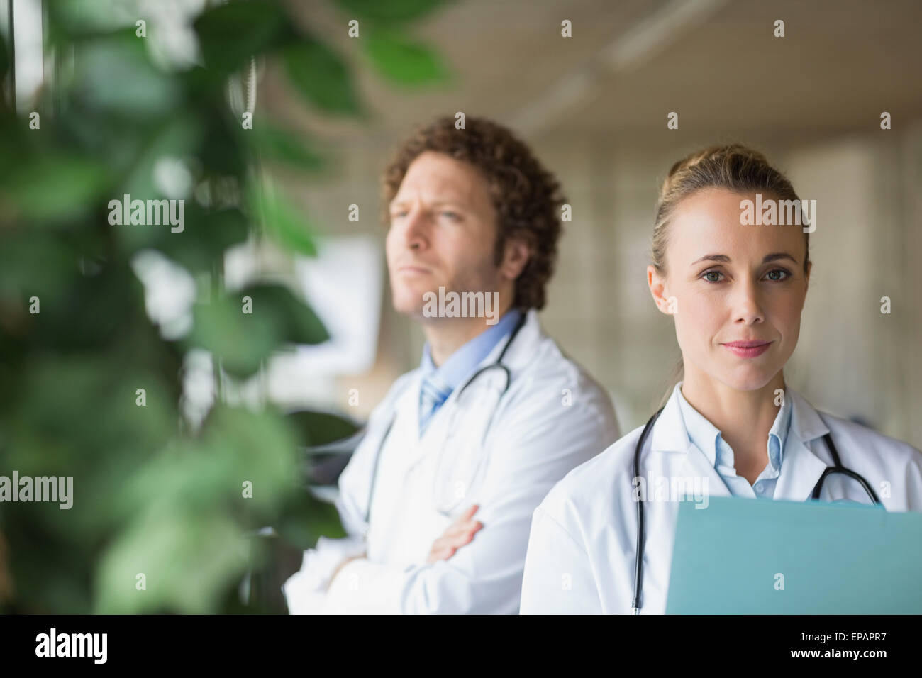 Portrait of beautiful doctor Stock Photo - Alamy
