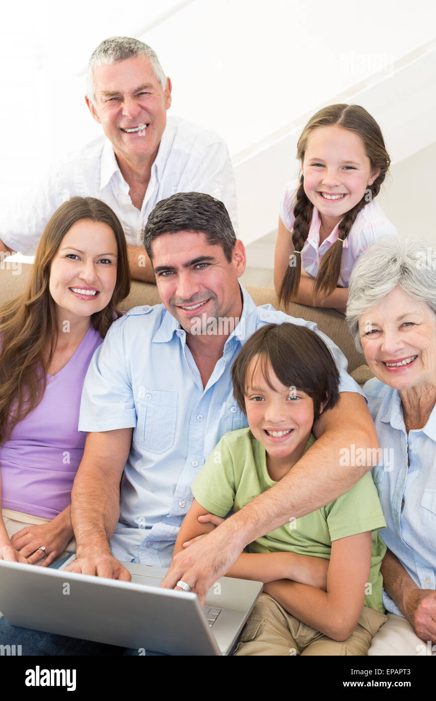 Loving multigeneration family spending leisure time Stock Photo - Alamy