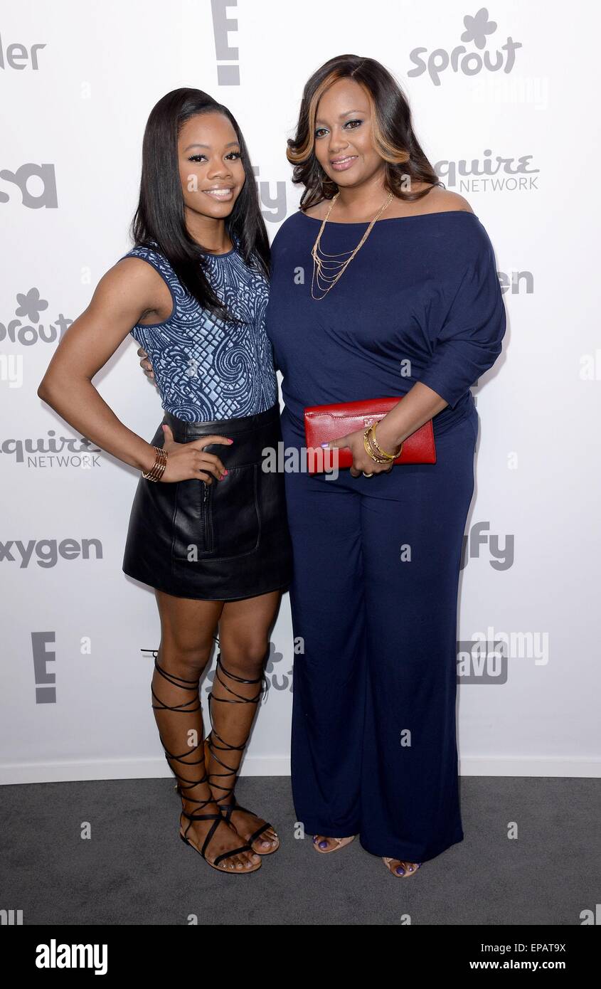 New York, NY, USA. 14th May, 2015. Gabby Douglas, Natalie Hawkins at ...
