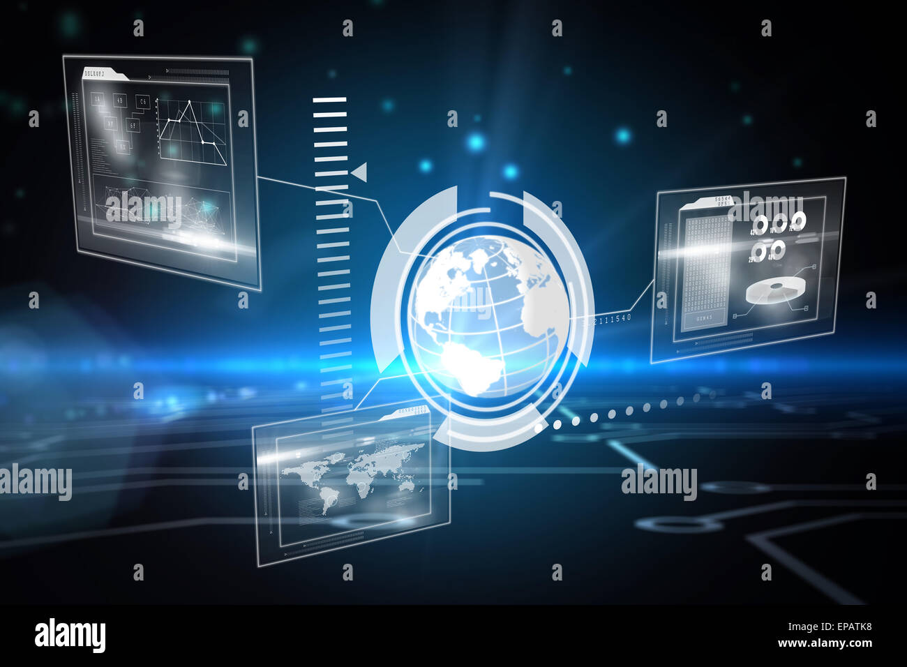 Composite image of technology interface Stock Photo - Alamy