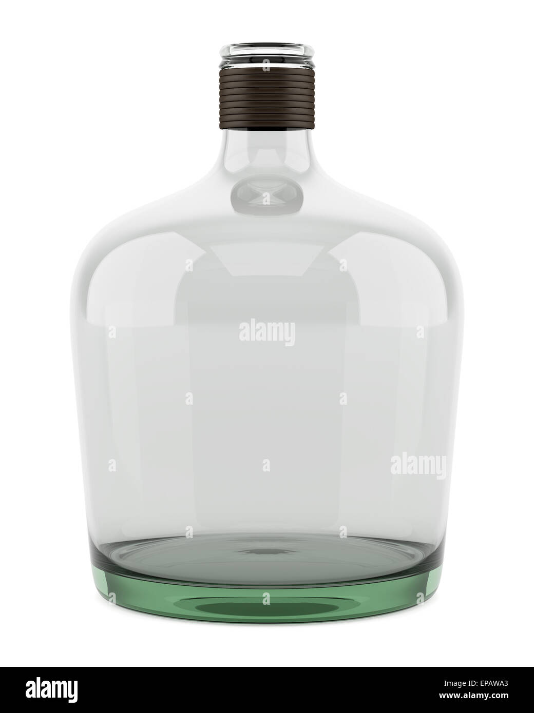 empty bottle isolated on white background Stock Photo - Alamy