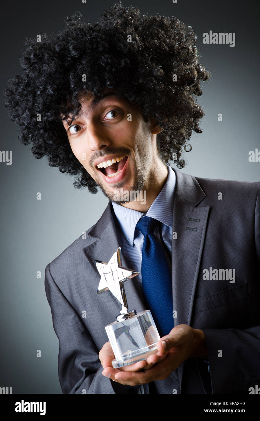 Man getting his star award Stock Photo - Alamy