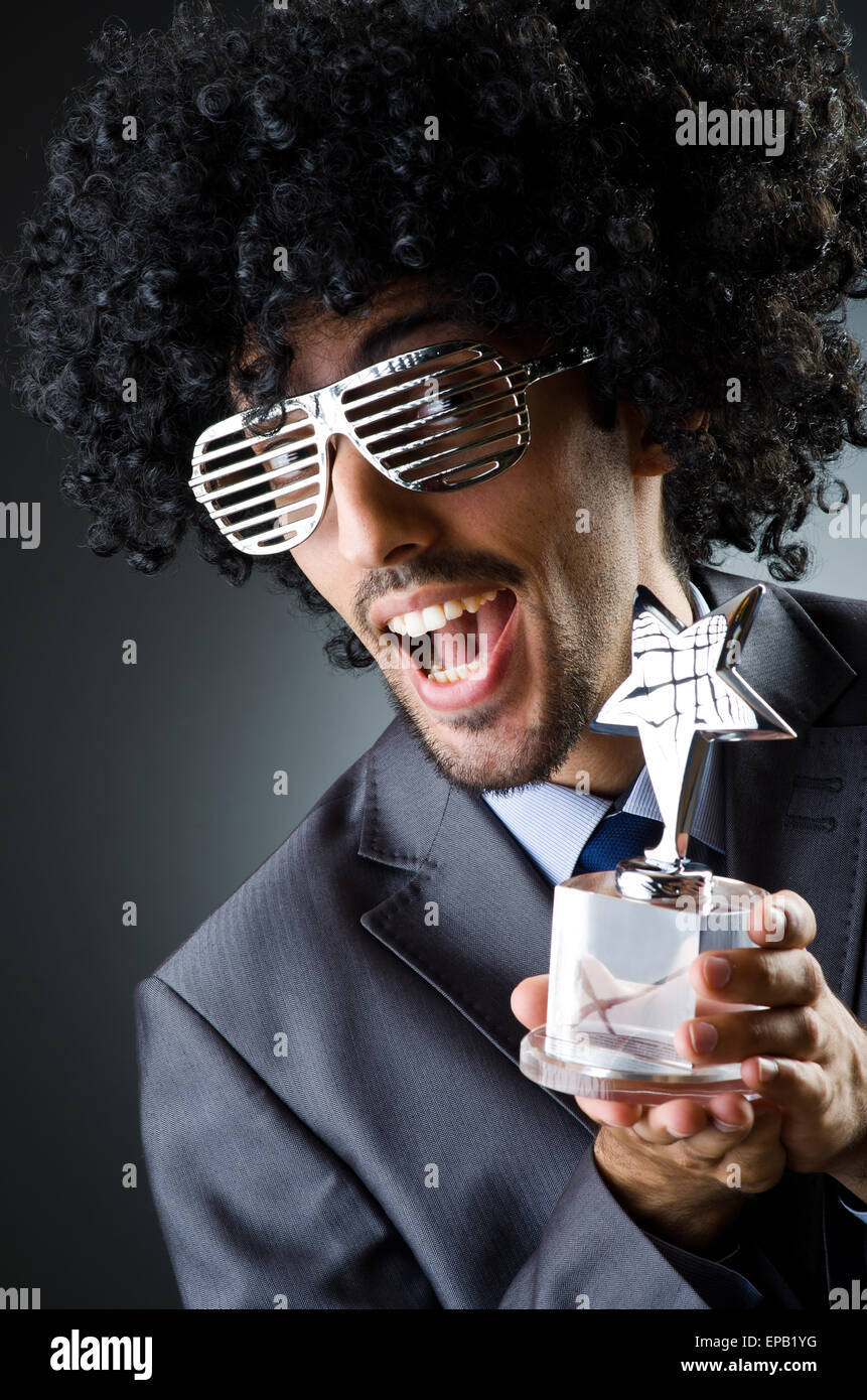 Man getting his star award Stock Photo - Alamy