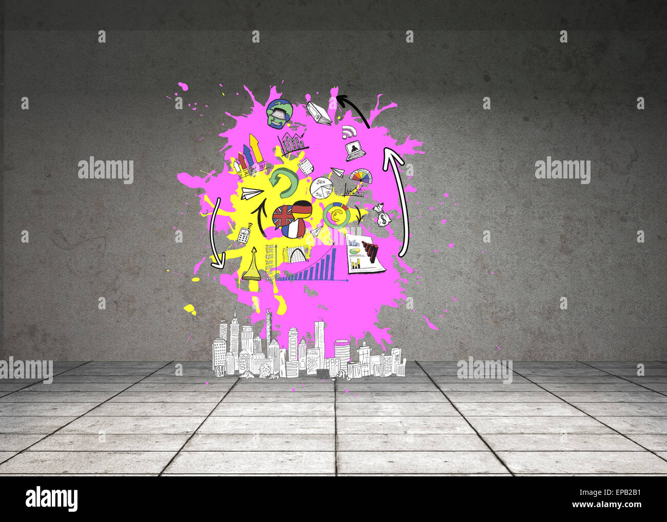 Brainstorm chart hi-res stock photography and images - Alamy