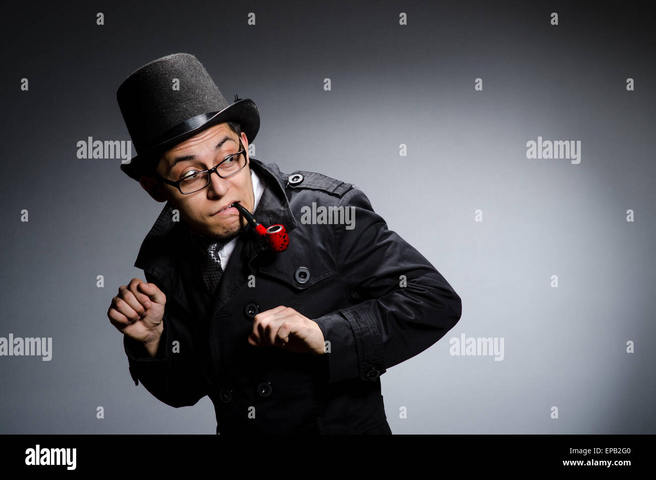 Funny detective hi-res stock photography and images - Alamy