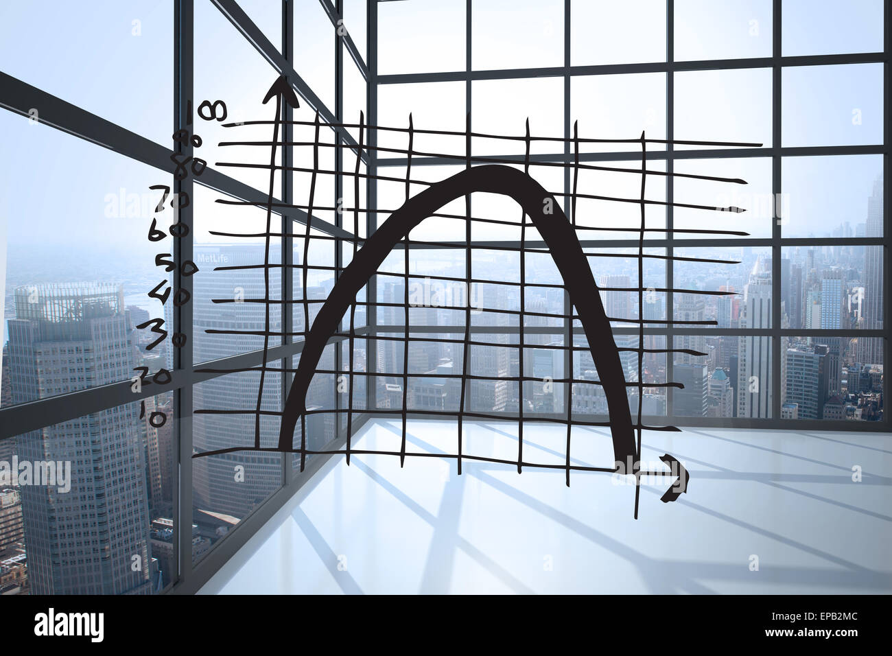 Composite image of data analysis doodle Stock Photo - Alamy