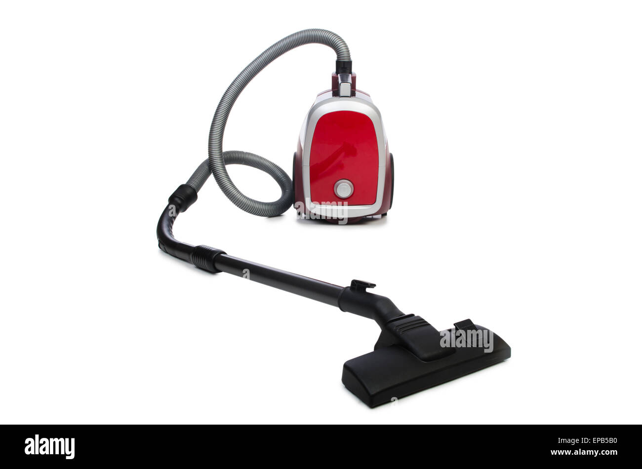 Vacuum cleaner isolated on the white background Stock Photo - Alamy