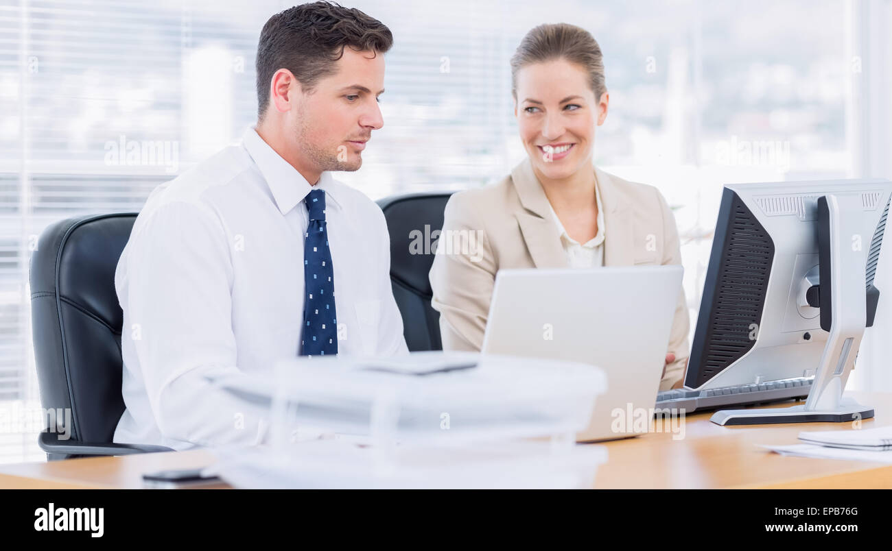 Smartly dressed man and laptop hi-res stock photography and images - Alamy