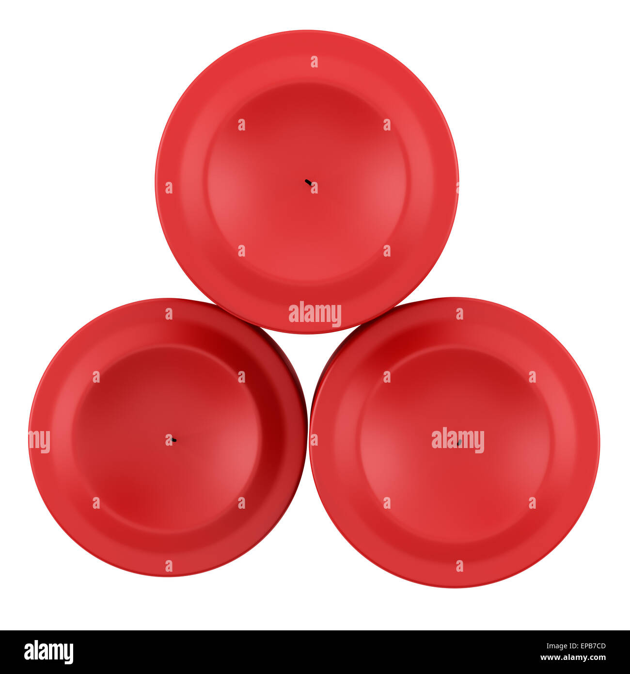 Three red candles hi-res stock photography and images - Alamy