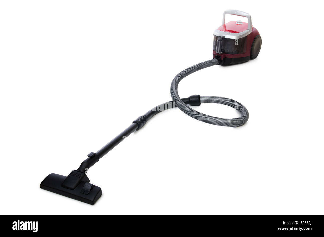 Vacuum cleaner isolated on the white background Stock Photo - Alamy