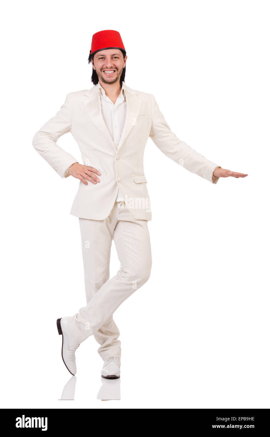 Middle eastern man in traditional Cut Out Stock Images & Pictures - Alamy