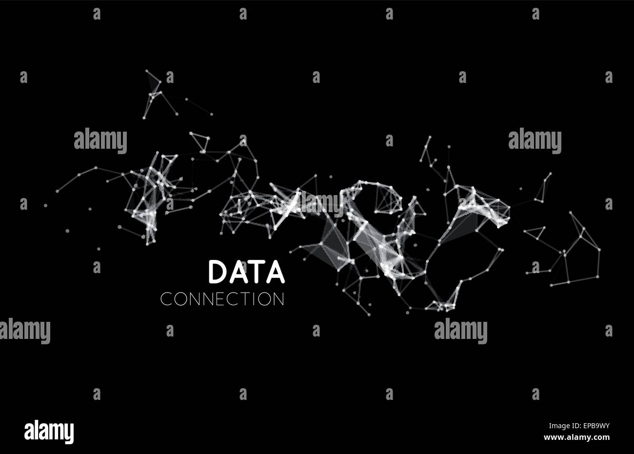 Abstract network connection background Stock Vector Image & Art - Alamy