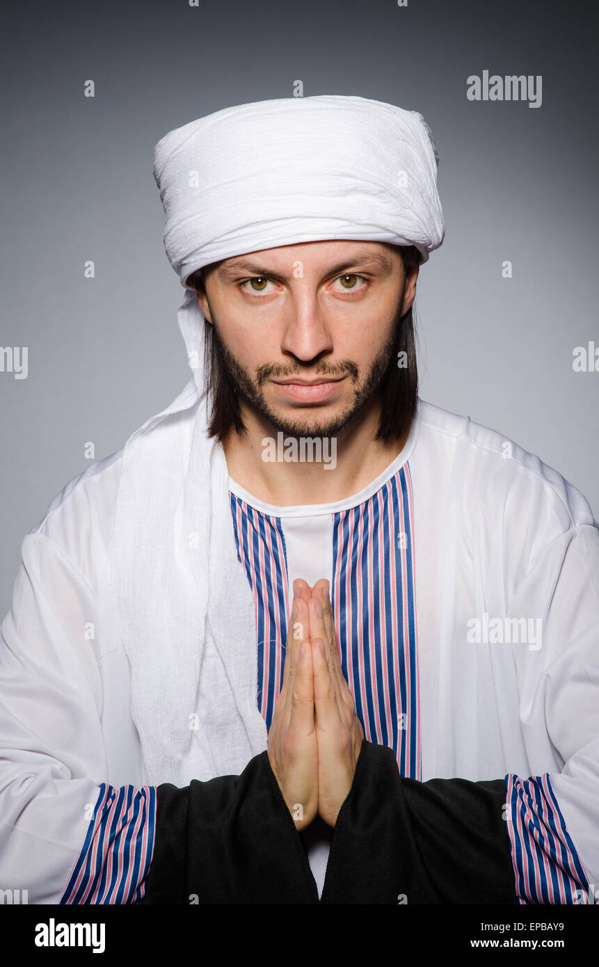 Arab man in diversity concept Stock Photo - Alamy