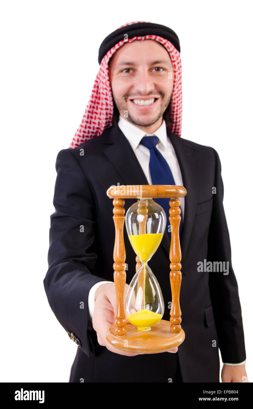 Arab man hourglass hi-res stock photography and images - Alamy
