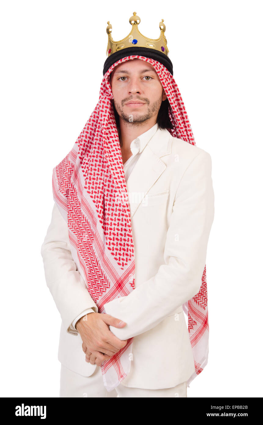 Arab man in diversity concept Stock Photo - Alamy