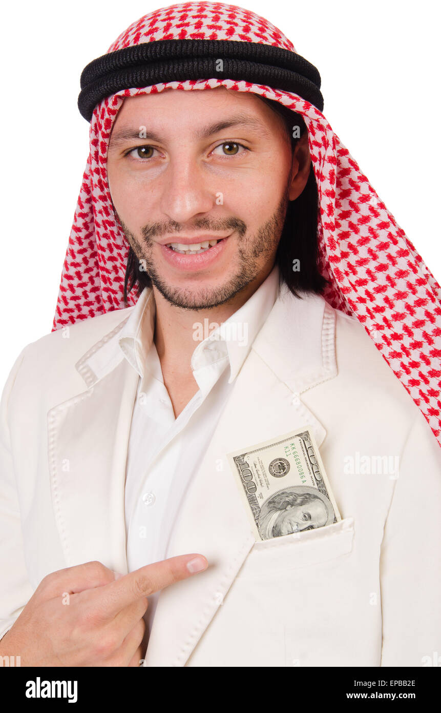 Arab man in diversity concept Stock Photo - Alamy