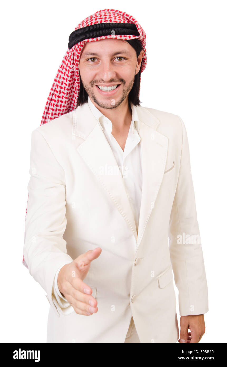 Arab man in diversity concept Stock Photo - Alamy