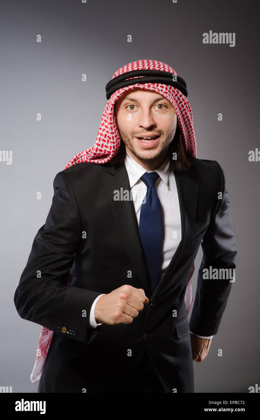 Arab man in diversity concept Stock Photo - Alamy