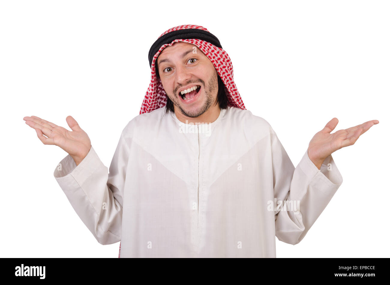 Arab man in diversity concept Stock Photo - Alamy