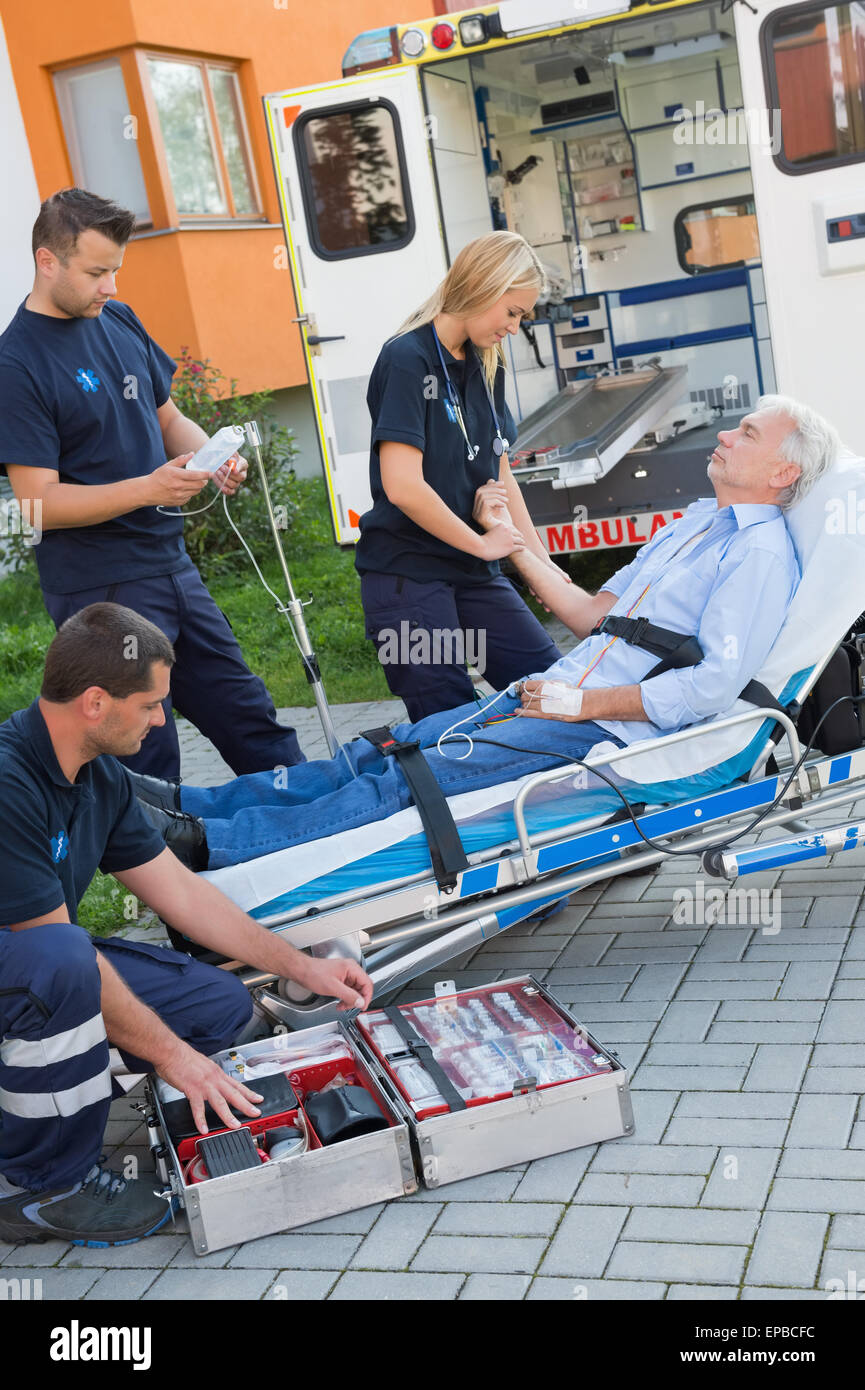 Paramedic stretcher hi-res stock photography and images - Alamy