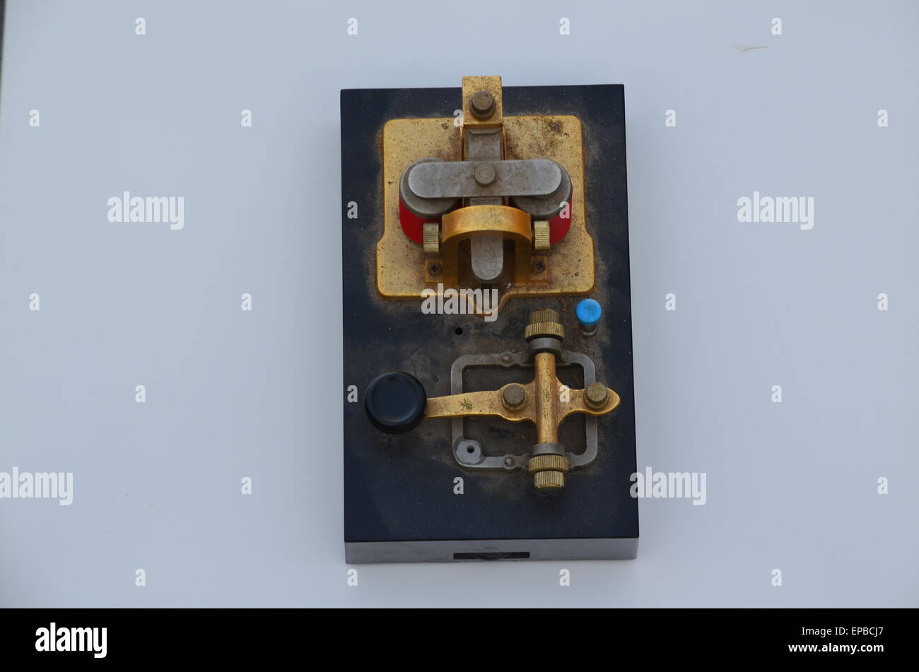 Telegraph for Morse code Stock Photo - Alamy