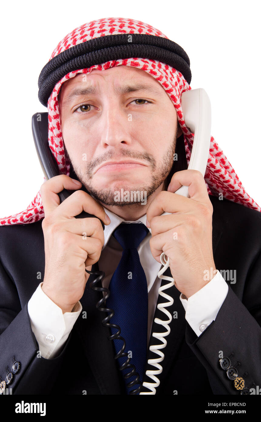 Arab man in diversity concept Stock Photo - Alamy